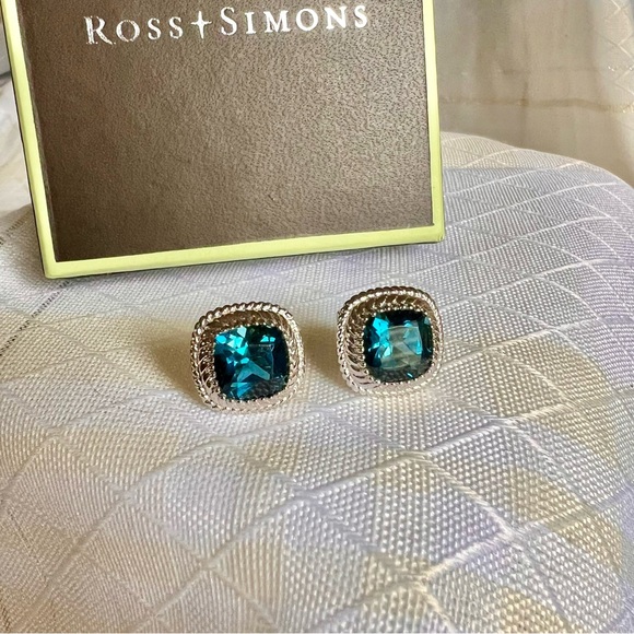 Ross-Simons | Jewelry | Rosssimons Ct Tw London Blue Topaz Stud ...